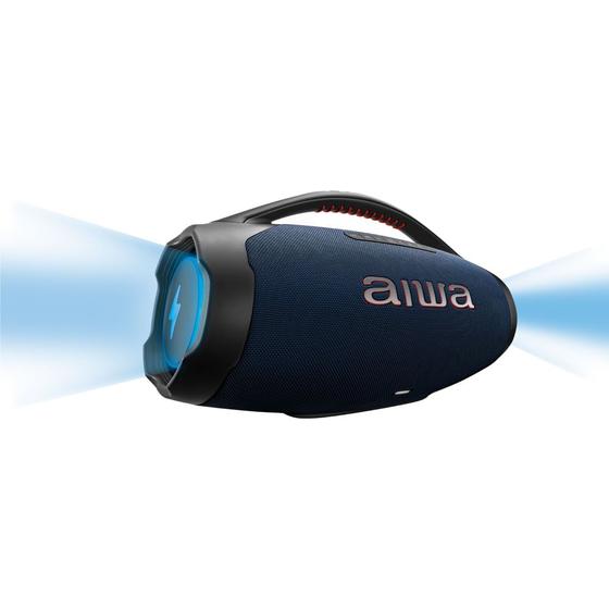 Caixa de Som Boombox Plus AIWA BBS-01-LBL 200W Bluetooth 30H IP66 USB ...