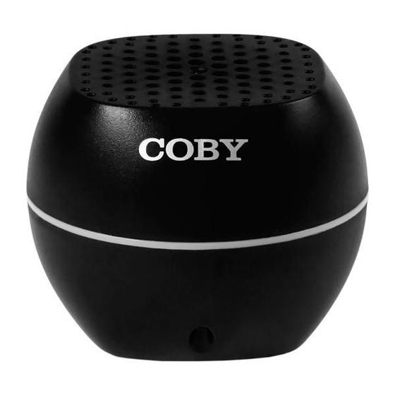 Caixa de Som Coby CBM101 Mini com Bluetooth e Microfone - Preto - Caixa ...
