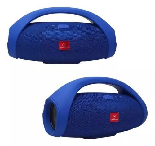 Caixa De Som Grande 35cm Bluetooth Com Alça Portatil Black Potente 60w ...