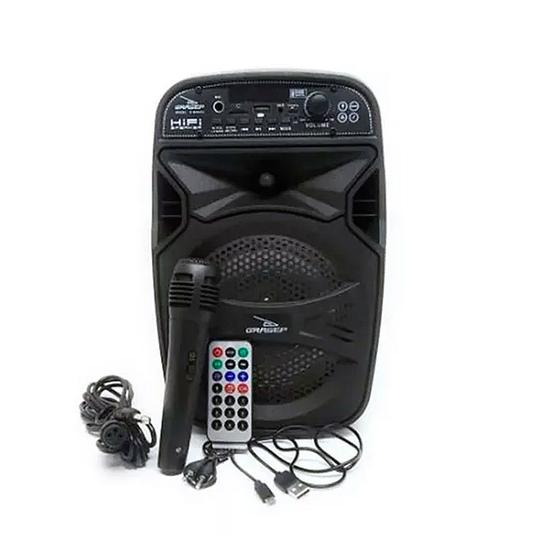 Caixa De Som Grasep D-bh6101 Bluetooth Pen-drive com microfone - Caixa ...