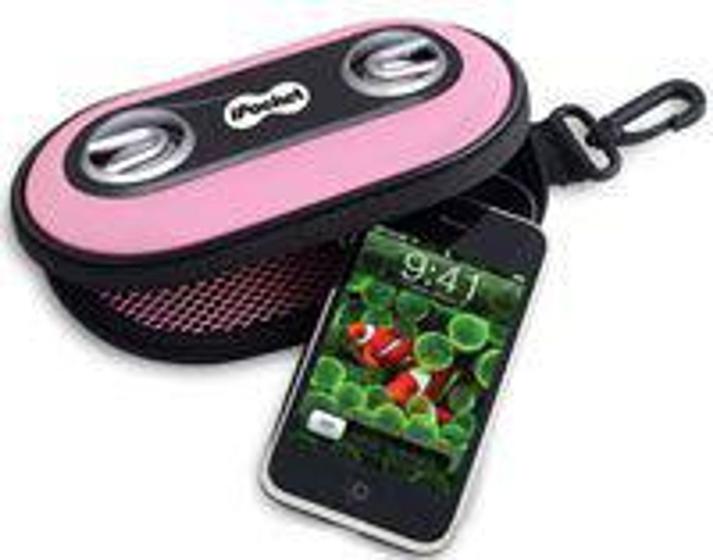 Caixa de Som Ipocket Rosa Funciona a Pilha com Conector P2 - Alba ...