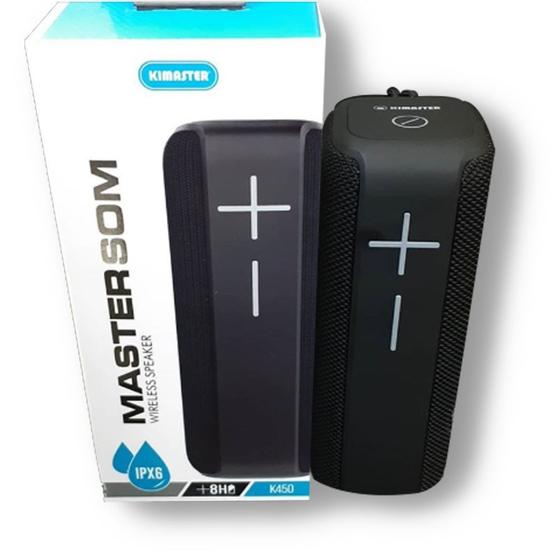 Caixa De Som Kimaster Bluetooth Potente 10w Ipx6 K450 - Caixa de Som Bluetooth / Portátil ...