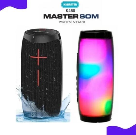 Caixa de som master wireless speaker ipx6 k460 kimaster - Caixa de Som Bluetooth / Portátil ...