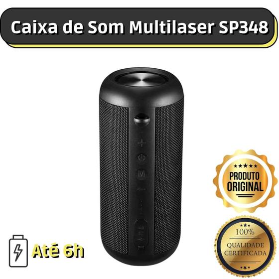 Caixa De Som Multilaser Mega Sp348 - Caixa de Som Bluetooth / Portátil ...