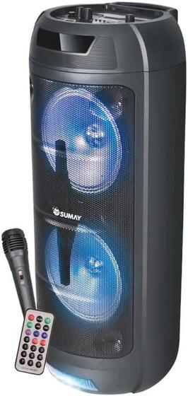 Caixa de Som Portátil Bluetooth Sumay Tower Sm-cap30 400w Rms - SUMAY ...