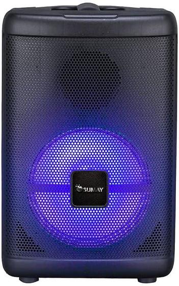 Caixa de Som Portátil Gedi Black Sumay Sm-cap27 150w Rms - SUMAY DO ...