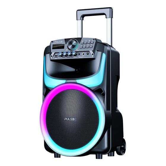 Caixa de Som Pulse Burst 400W RMS 10 BT/FM/AUX/MIC - SP405 - Pulsesound ...