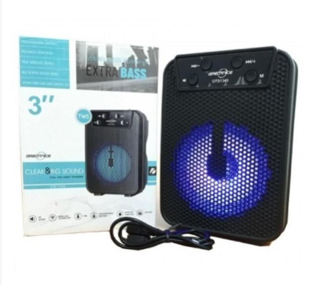 Caixa De Som Radio Sem Fio Bluetooh Fm Sd Usb Stereo GTS-1345 - GN - Caixa de Som Bluetooth ...