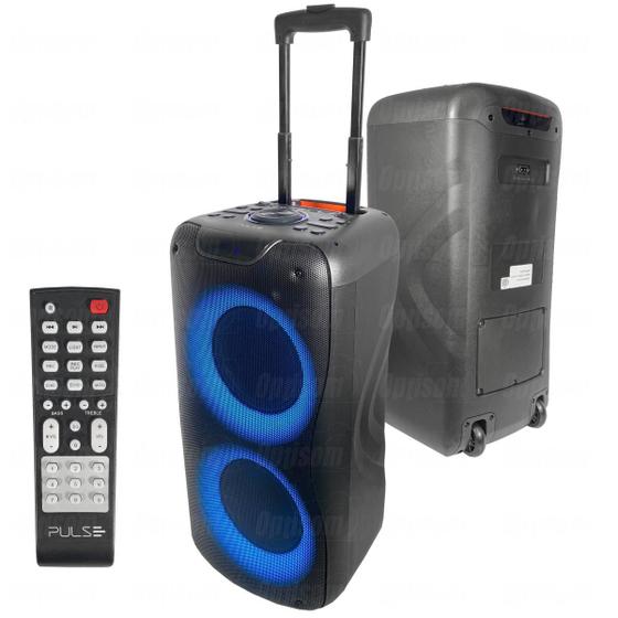 Caixa De Som Sem Fio Bluetooth Pulsebox Trolley Sp505 800w Com Rodinhas ...