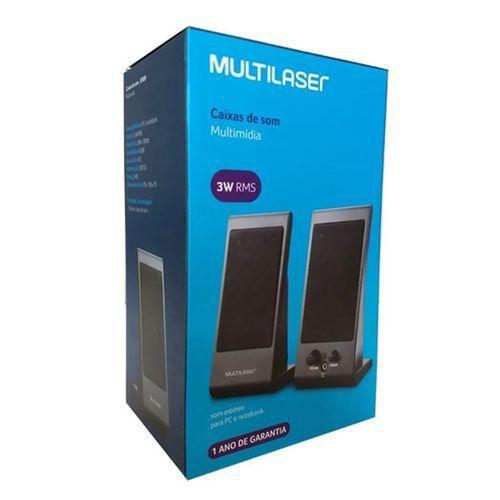 Caixa de Som SP009 Multilaser - Caixas de Som - Magazine Luiza