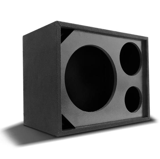 Caixa de Som Trio Dutada Fulltrap Para 1 Alto Falante 10 Polegadas 1 Driver 1 Tweeter Carpete ...