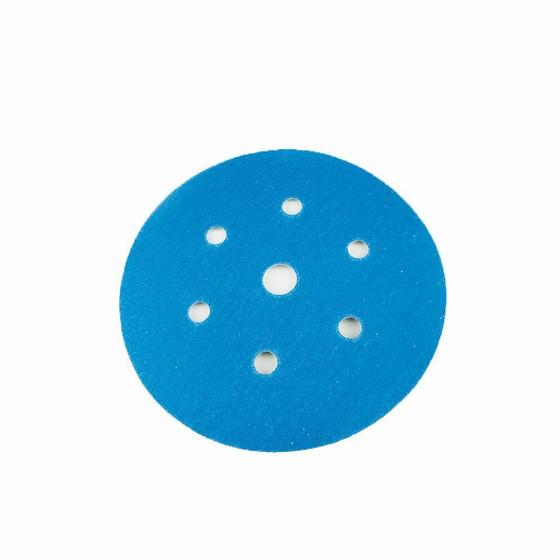 Caixa Disco Hookit Blue P220 Blue 7 Furos 3M 50 Und - Abrasivos ...