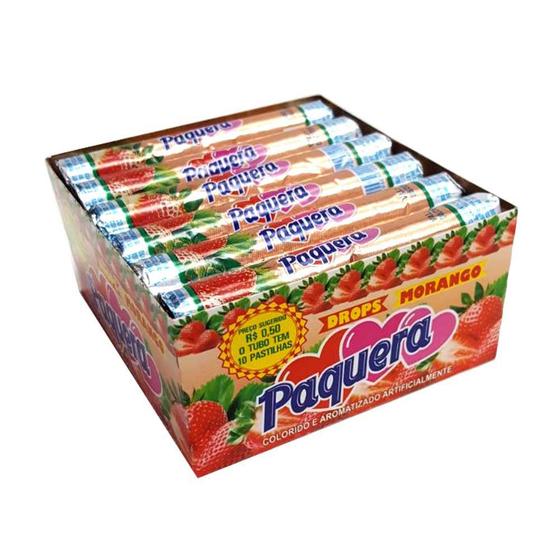 Caixa Drops de Morango Paquera 450g - Santa Fé - Balas - Magazine Luiza
