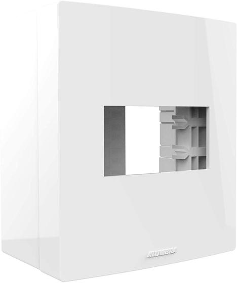 Caixa e Placa Sobrepor Para 1 Módulo Pro Facil 85115 Alumbra - Módulo ...