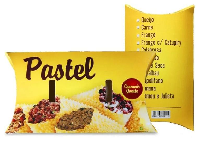 Caixa Embalagem De Pastel Amarela 200 Unidades - Embalapack ...