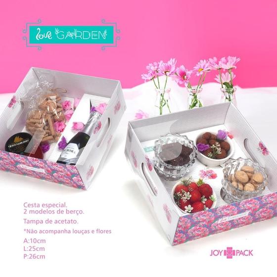 Caixa especial para presente - tampa acetato - garden c/05 un - JOYPACK - Caixa para Vinho ...