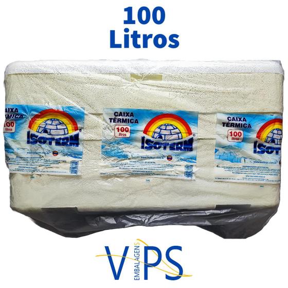 Caixa Isopor 100 Litros Isoterm - Caixa Térmica - Magazine Luiza