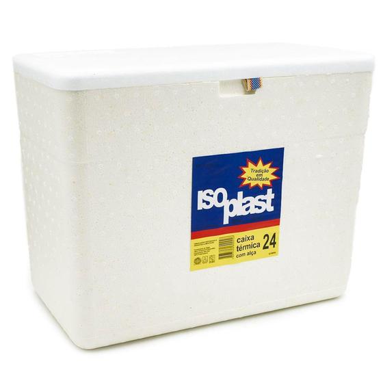 Caixa isopor 24L c/alça Isoplast - Caixa Térmica - Magazine Luiza