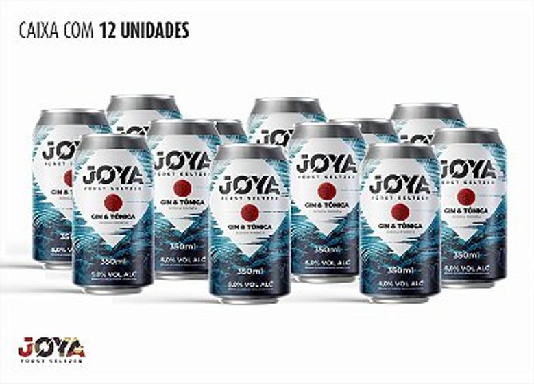 Caixa Joya Gin Tônica 350ml - 12 unidades - Joya Furst - Água Tônica ...