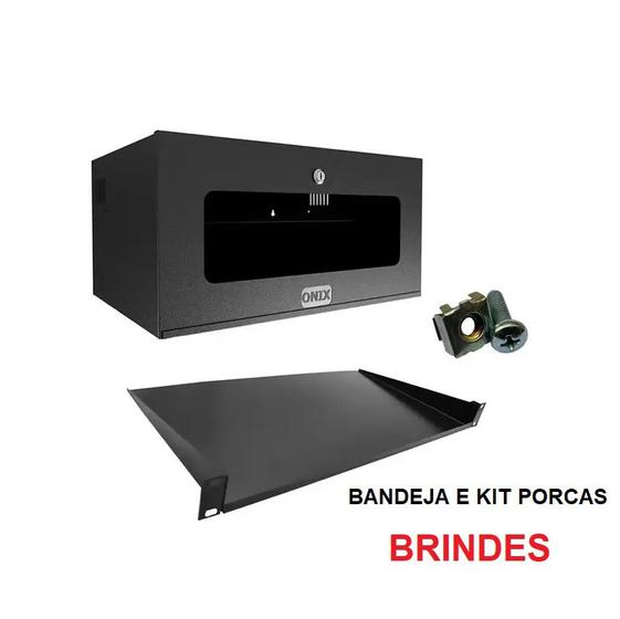 Caixa Metálica Onix Rack 5u C/ Fechadura + Bandeja - ONIX SECURITY ...