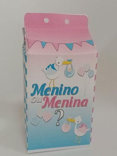 Caixa Milk Chá De Bebê Revelaçaõ Pct 30 Caixas - Celoflex - Caixa de ...