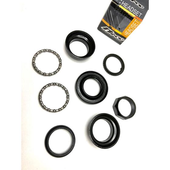 Caixa Movimento Jogo Direção Bike Bicicleta Stander Rosca Trava Preto ...