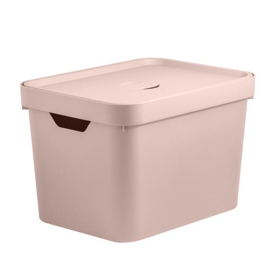 Caixa Organizadora Multiuso Cube Tampa 18 Litros Ou Closet - Caixa ...