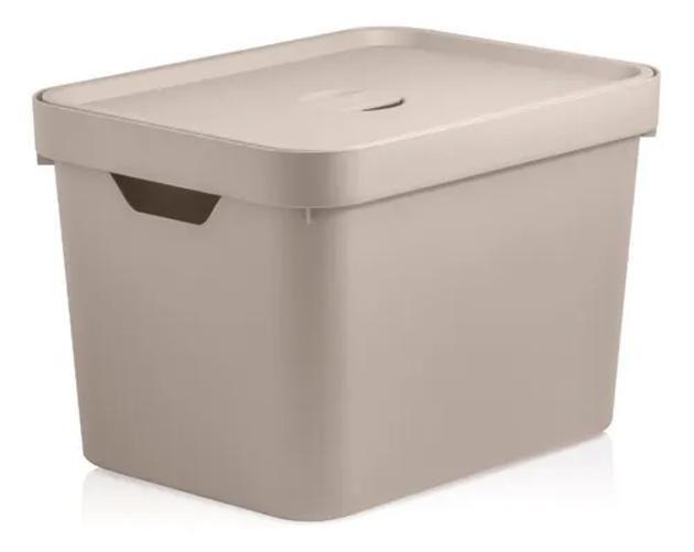Caixa Organizadora Multiuso Cube Tampa 18 Litros Ou Closet - Caixa ...