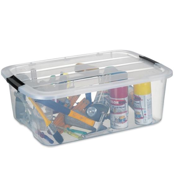 Caixa Organizadora Top Box Grande De 30 Litros - TB1390 - MONTE LIBANO ...