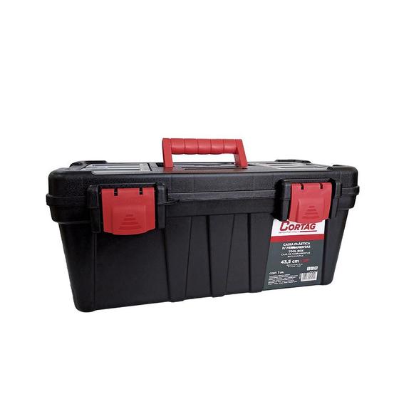 Caixa Plástica Para Ferramentas 17'' 62542 - Cortag - Caixa de ...