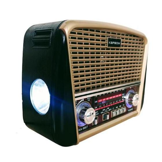 Caixa Som Antigo Rádio Retrô Vintage Bluetooth Am Fm Sw Usb - Kapbom ...