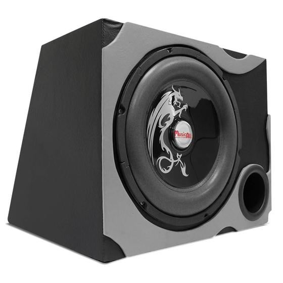 Caixa Som Dutada Grafitada Musicall 50 Litros 300W RMS Subwoofer 12 Pol ...