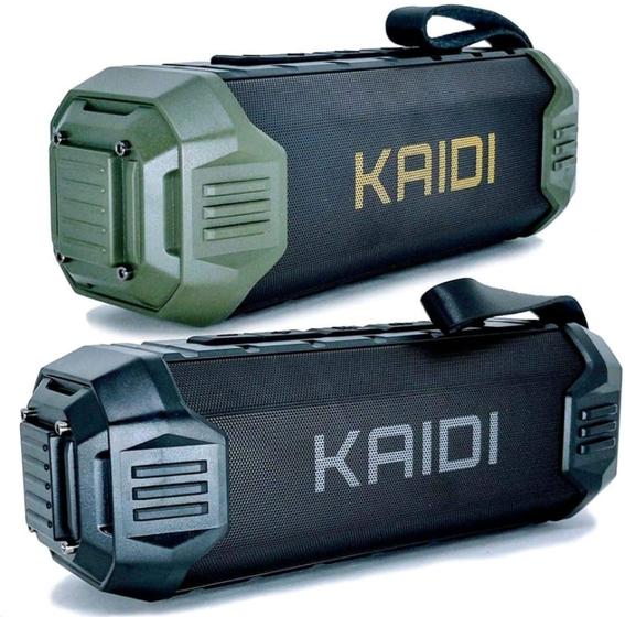 Caixa Som Kaidi Kd-805 Wi-Fi Prova D'Água Bluetooth Sem Fio - Caixa de Som Bluetooth / Portátil ...