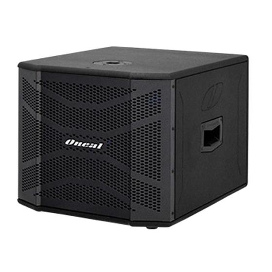 Caixa Sub Grave Oneal Ativa OPSB-3218 X Sistema de Áudio 1 Falante 18 Polegadas 600W RMS 360W ...