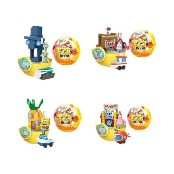 Caixa Surpresa De Ovo Giratório Do Bob Esponja Com Figura De Ação Do ...