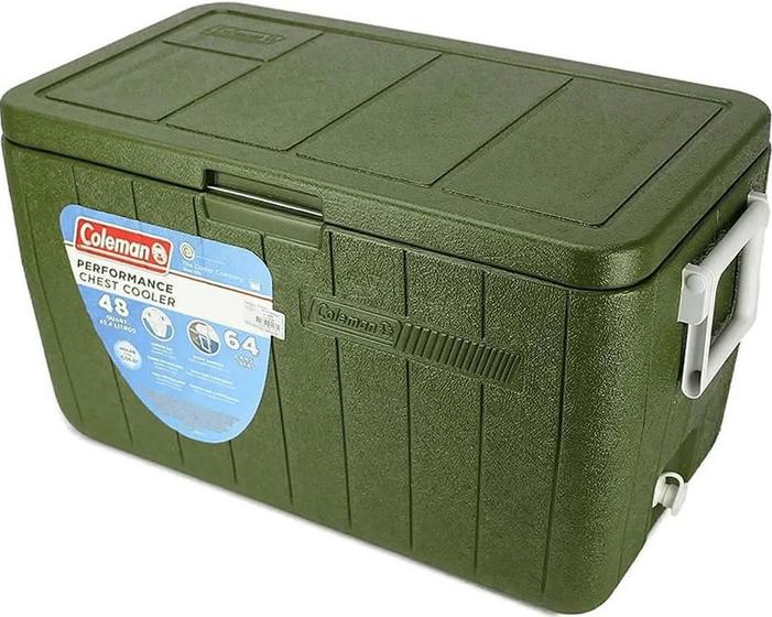 Caixa Térmica Adventure 45,4L All Green Coleman - Caixa Térmica ...