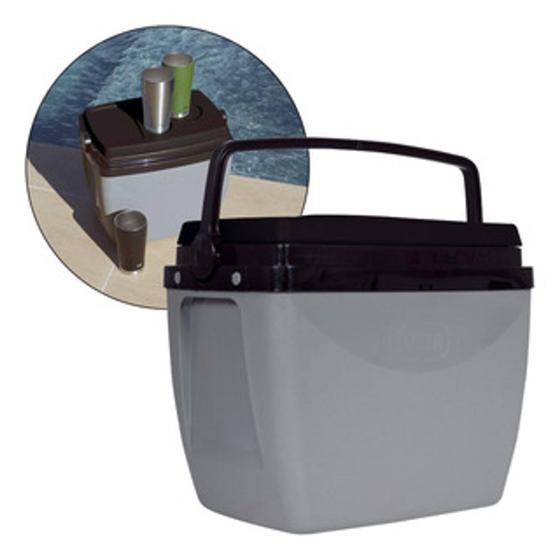 Caixa Térmica Cooler 34L com Alça e Porta Copos Mor - Cooler Térmico ...