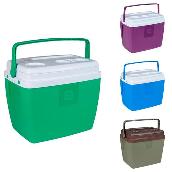 Caixa Térmica Cooler Culler Culer 19L Cores Variadas 24 Latas Para ...