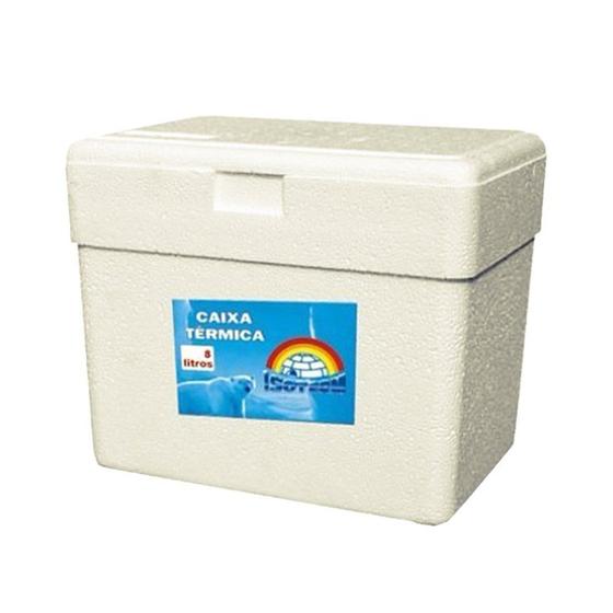 Caixa Térmica De Isopor 8 Litros - ISOTERM - Caixa Térmica - Magazine Luiza