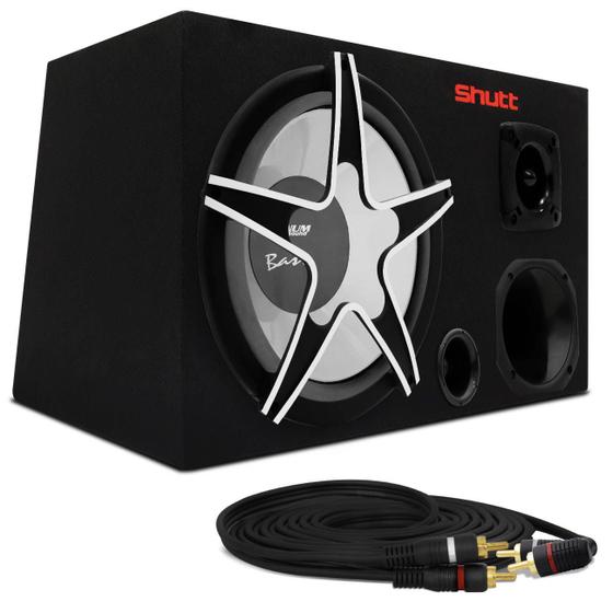 Caixa Trio Som Automotivo Completa 390W RMS Subwoofer 12 Polegadas + Tweeter + Corneta - Kit Som ...