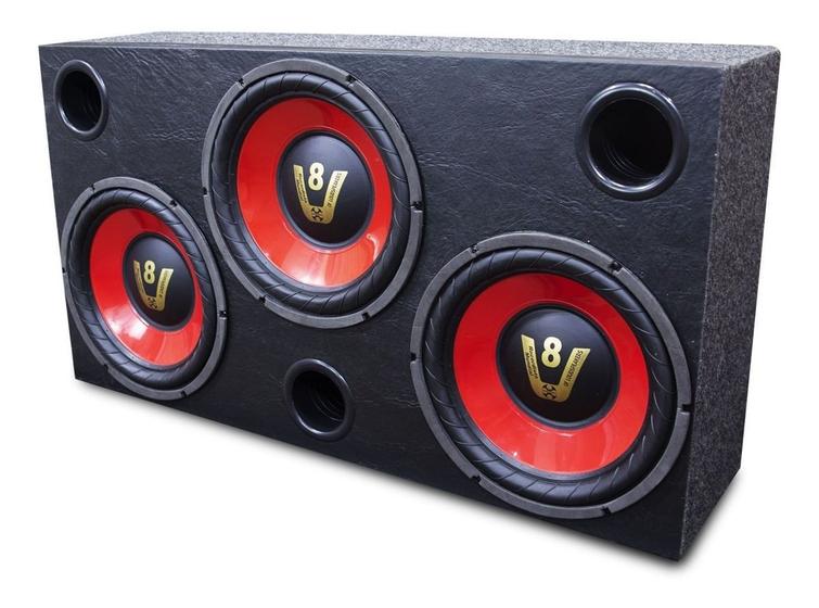 Caixa Trio Som Dutada 3 Subwoofer 12 Polegadas Grave Forte - OESTESOM ...