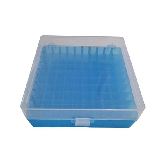 Caixa Tubo Criogenico - Alfa Numerico 100 Tubos de 2,0ml - Azul (GLOBAL) - Material Médico e ...