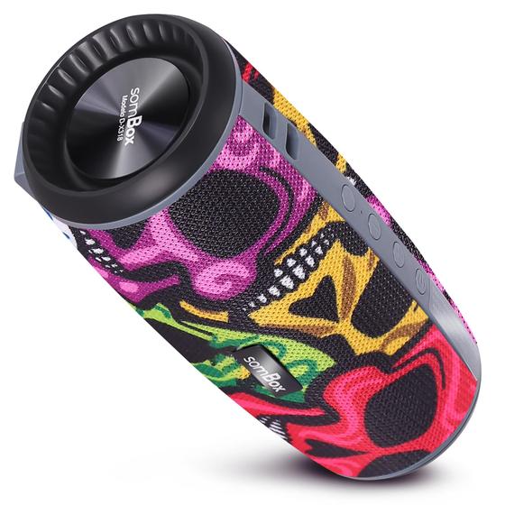 Caixinha Caixa De Som Bluetooth Com Entrada Para Microfone P10 ...