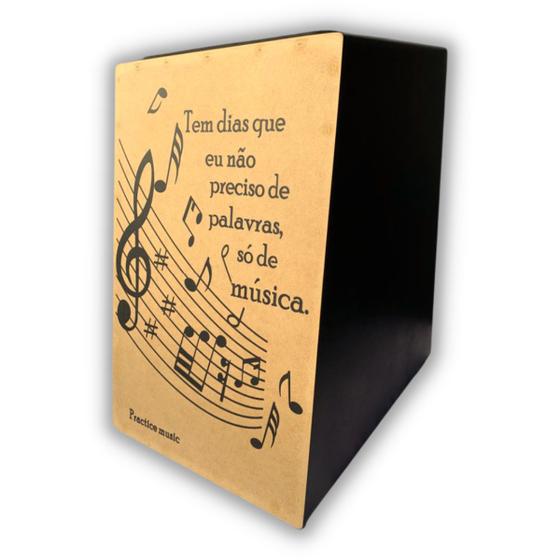 Cajon Acústico Com Esteira Carron Percussão Tajon Drums - Practice ...