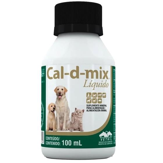Cal-d-mix Pet Líquido 100 mL - Vetnil - Vitaminas e Suplementos para ...
