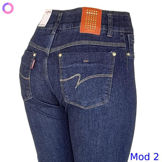 Calça Jeans Legging Feminina Cós Anatômico Loper Original - Loopper ...