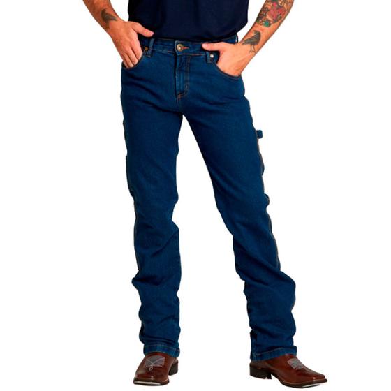 Calça Jeans Masculina Carpinteiro Strech Pura Raça Premium - Calças ...