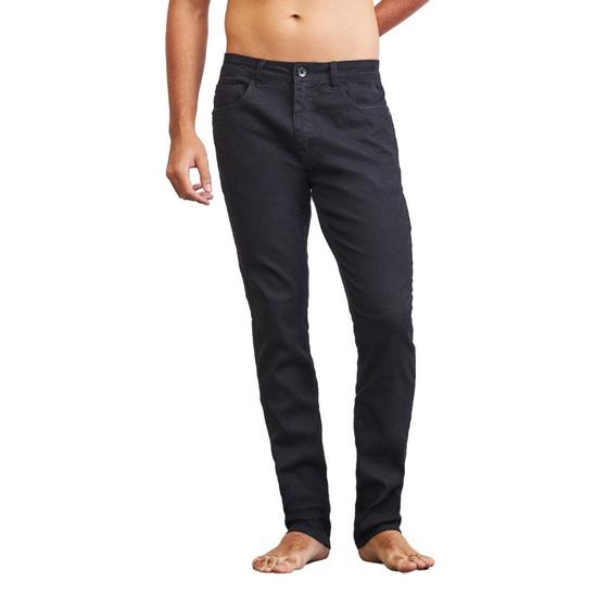 Calça Jeans Slim Masculina Com Elastano Preta Paco Jeans - Calças Jeans ...