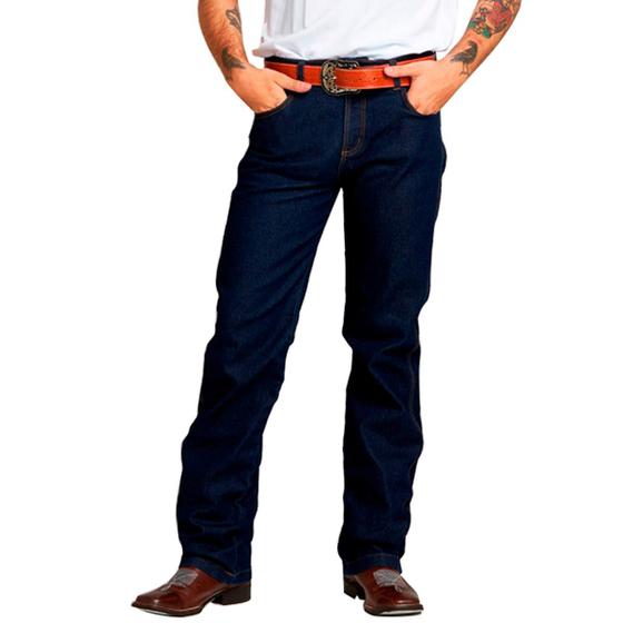 Calça Jeans Tradicional Reta Casual Com Lycra Lida Original Pura Raça