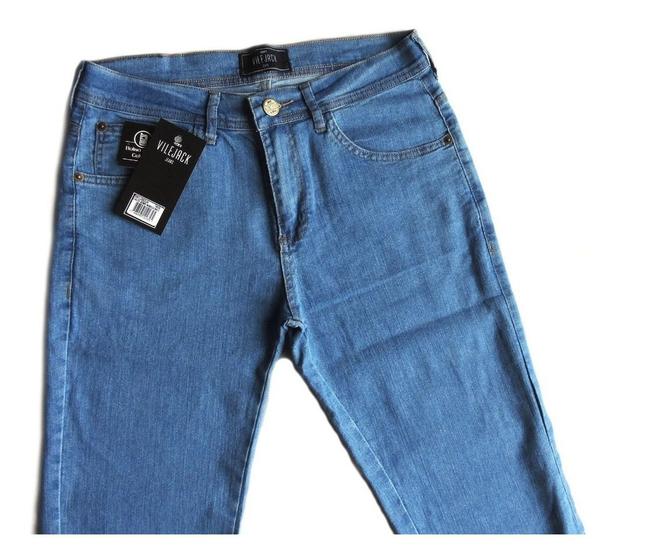 Calça Jeans Vilejack Masculina Tradicional Elastano Calças Jeans